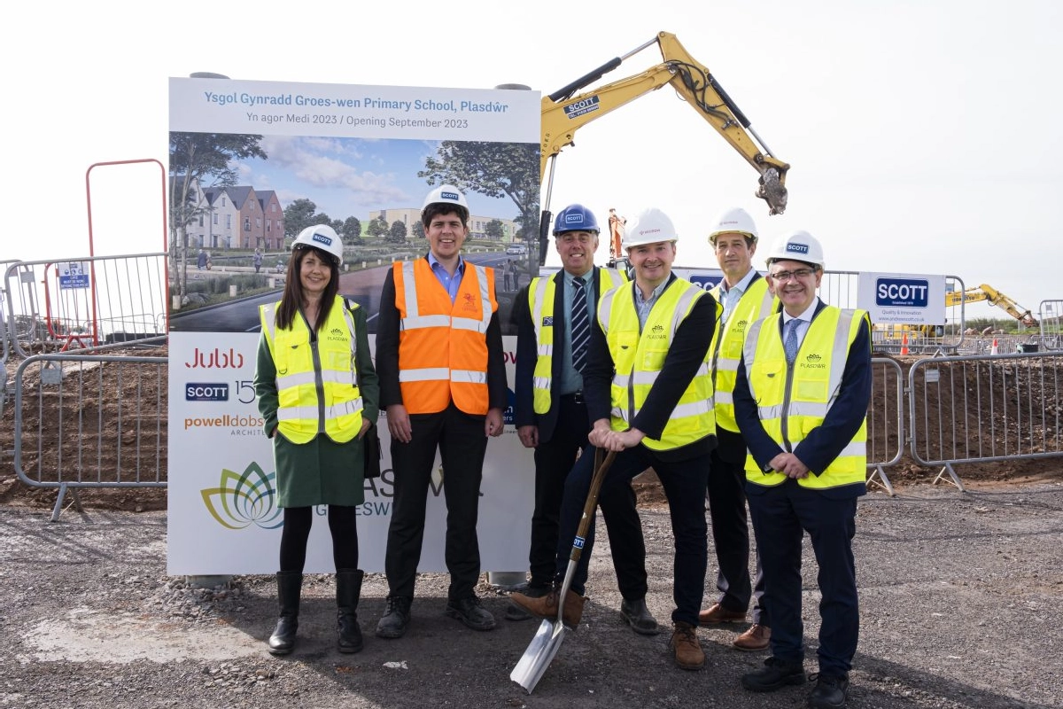 Ceremonial Ground-Breaking at the site of Plasdŵr’s First Primary ...